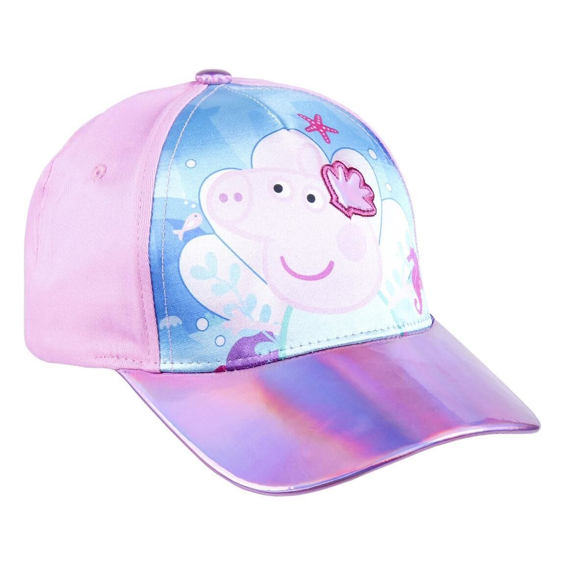 Buy wholesale PEPPA PIG IRIDESCENT CURVED VISOR CAP - 2200009008