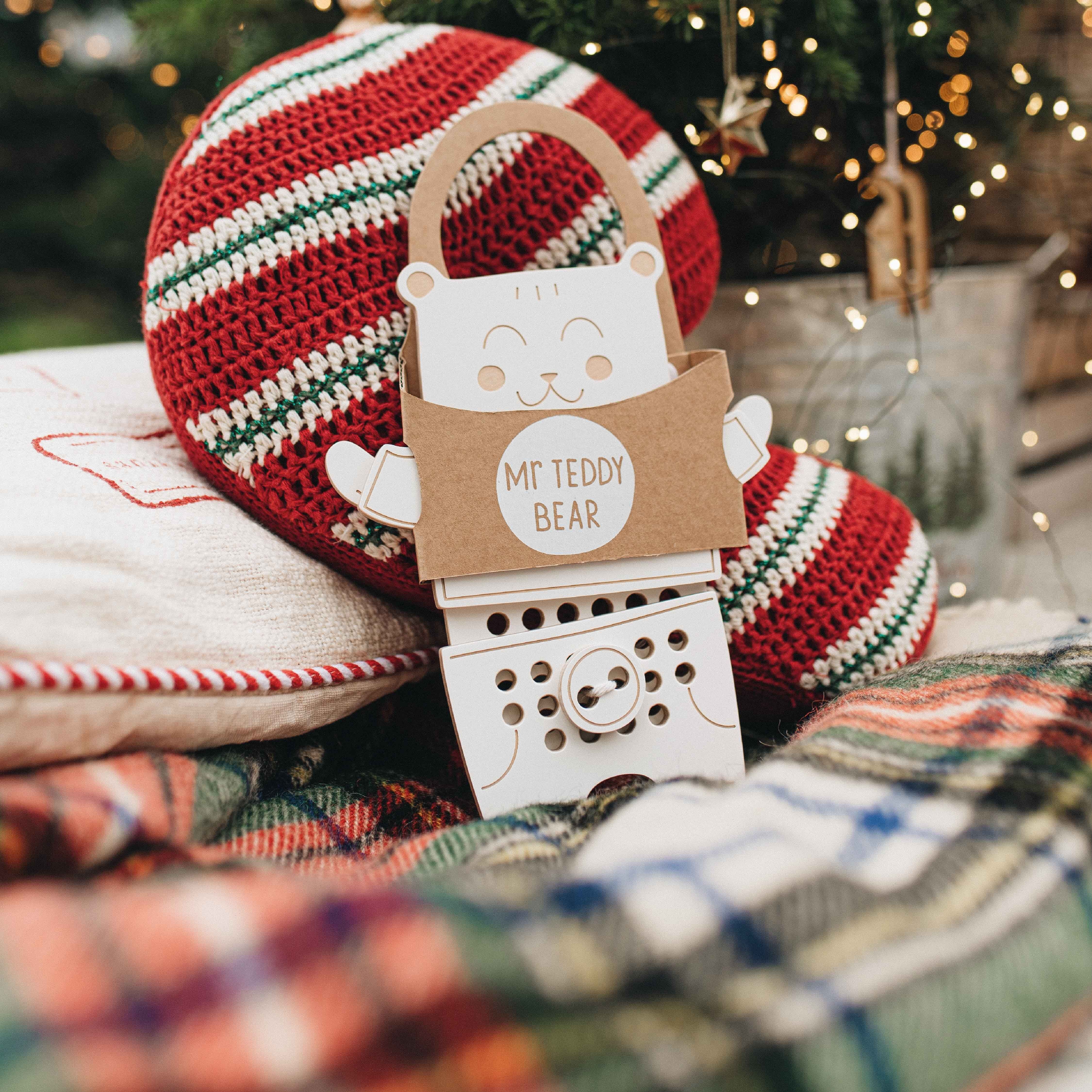 Buy wholesale Mr Teddy Bear wooden lacing toy, Montessori, educational toy