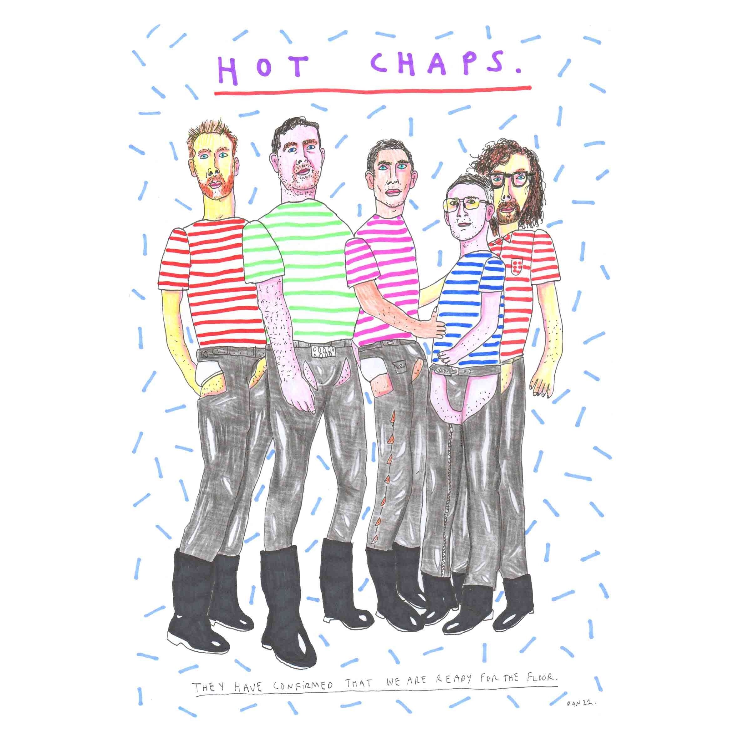 Buy wholesale Hot Chaps | A4 art print
