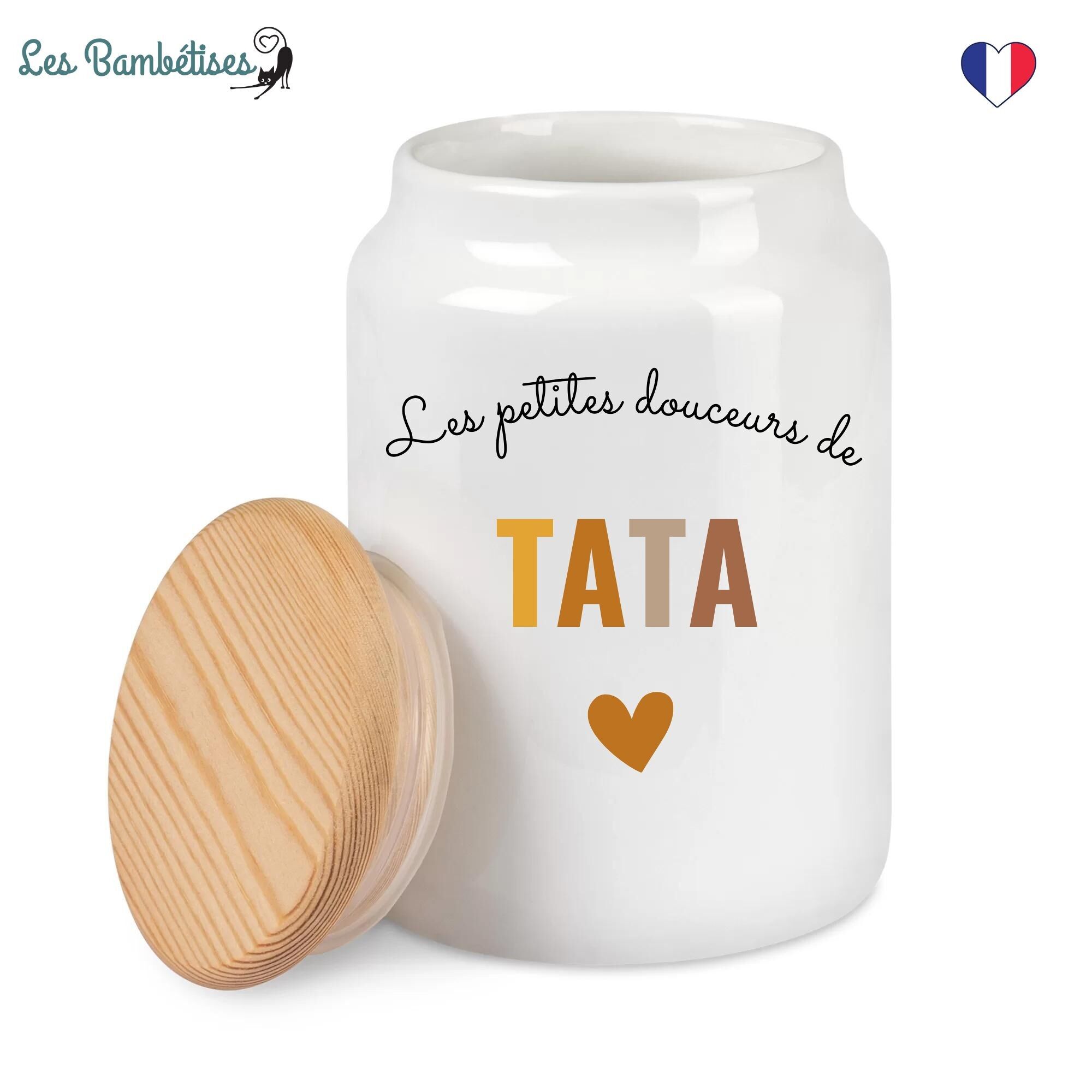 Achat Pot à biscuit tata terracotta en gros