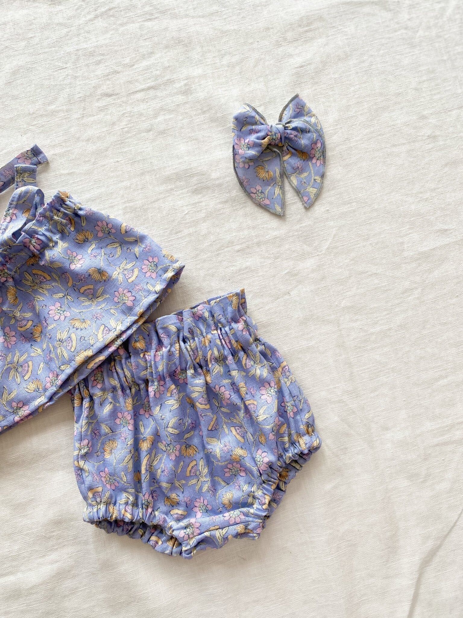 Buy wholesale Bloomers / linen blue