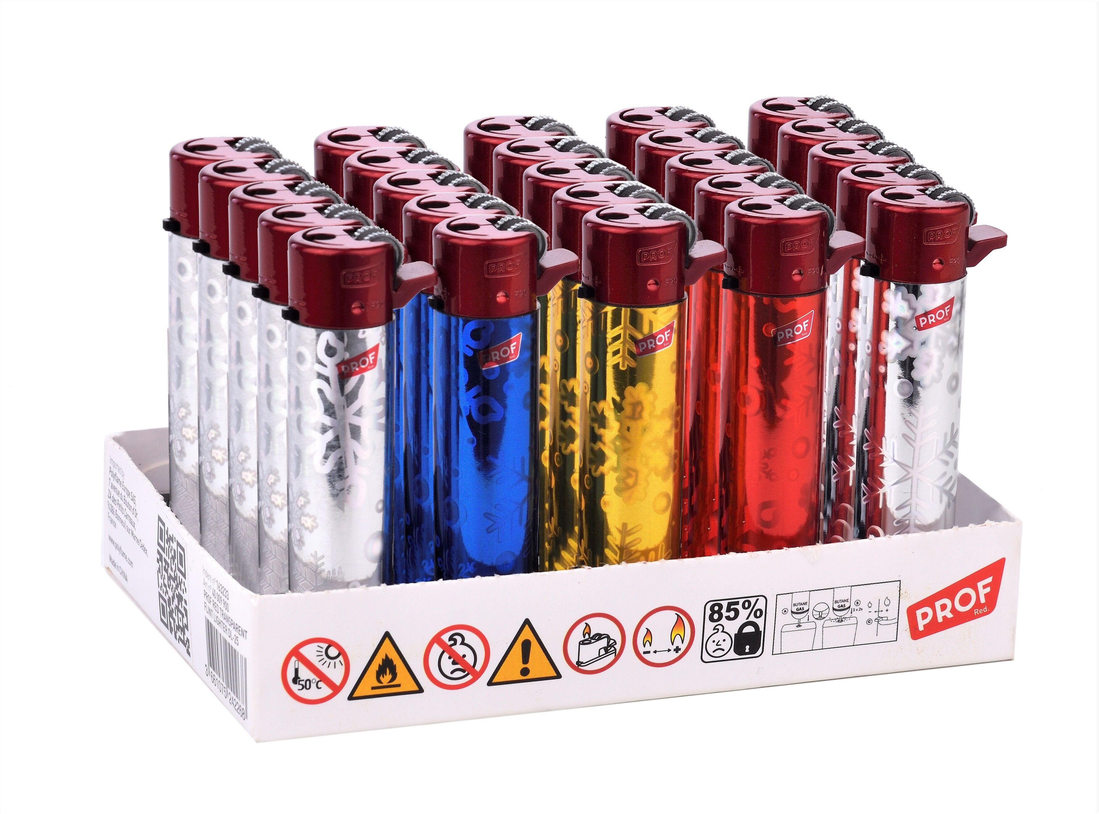 Buy wholesale PROF 25 SHINY SNOW stone lighters