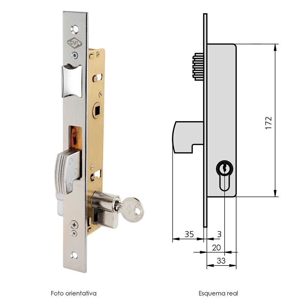 Buy wholesale Cvl Lock 1990V20/5 Metal Carpentry