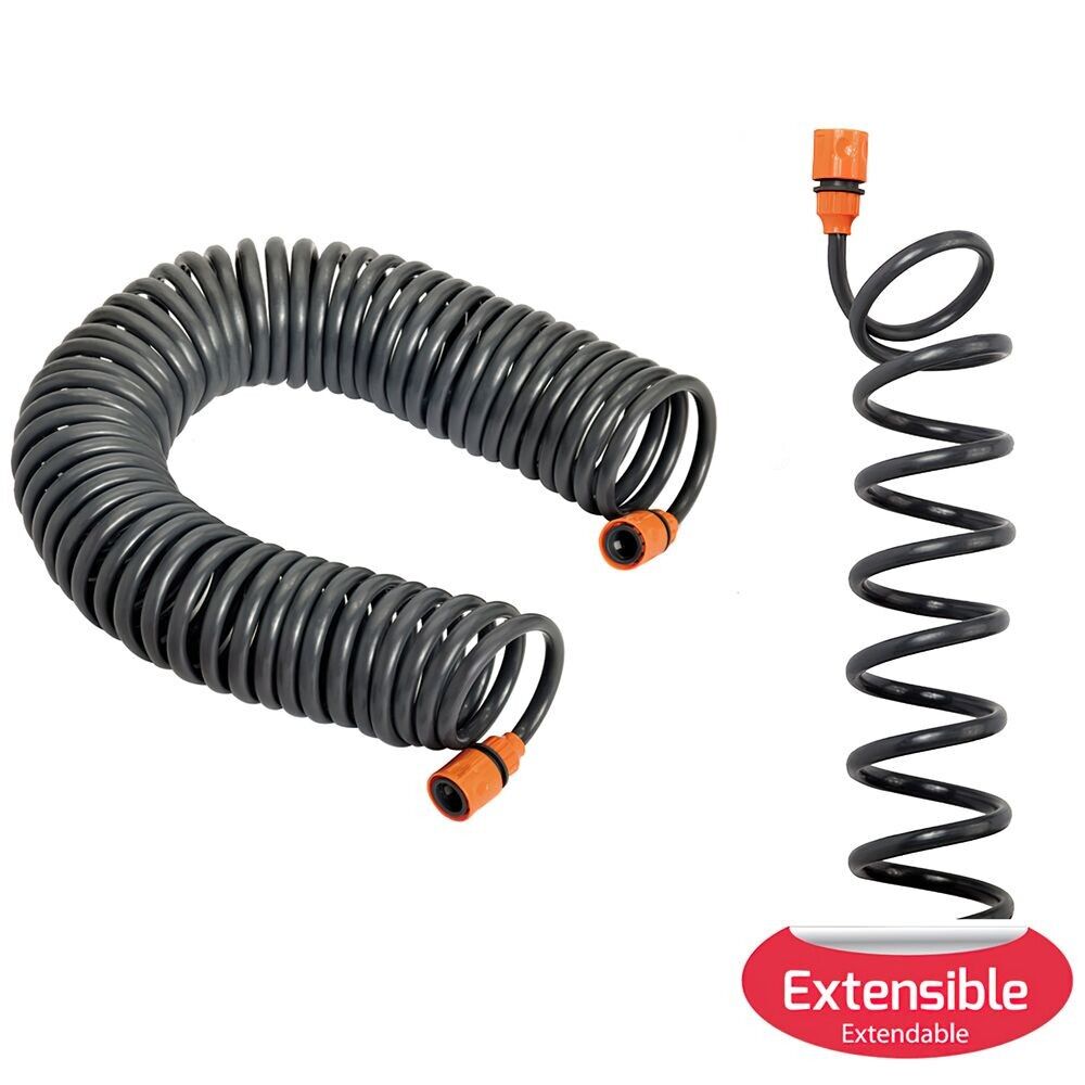 Buy wholesale Self-coiling Garden Irrigation Hose With Connectors 15 Meters