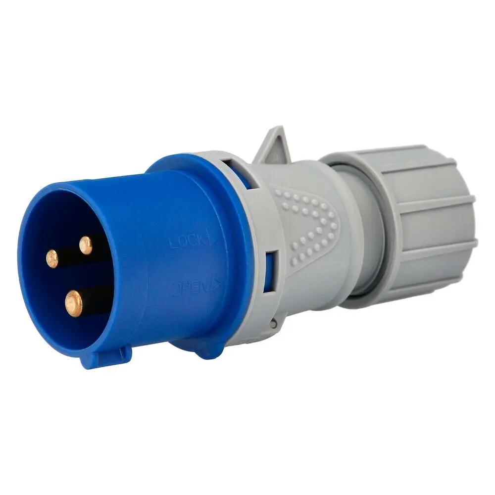Buy wholesale Single Phase Industrial Plug / Socket 16 A. /220V
