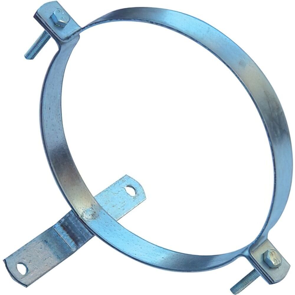 Buy wholesale Galvanized Stove Pipe Clamp With Support 110 mm.