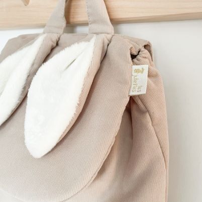 Achat Sac à dos lapinou en velours moka en gros