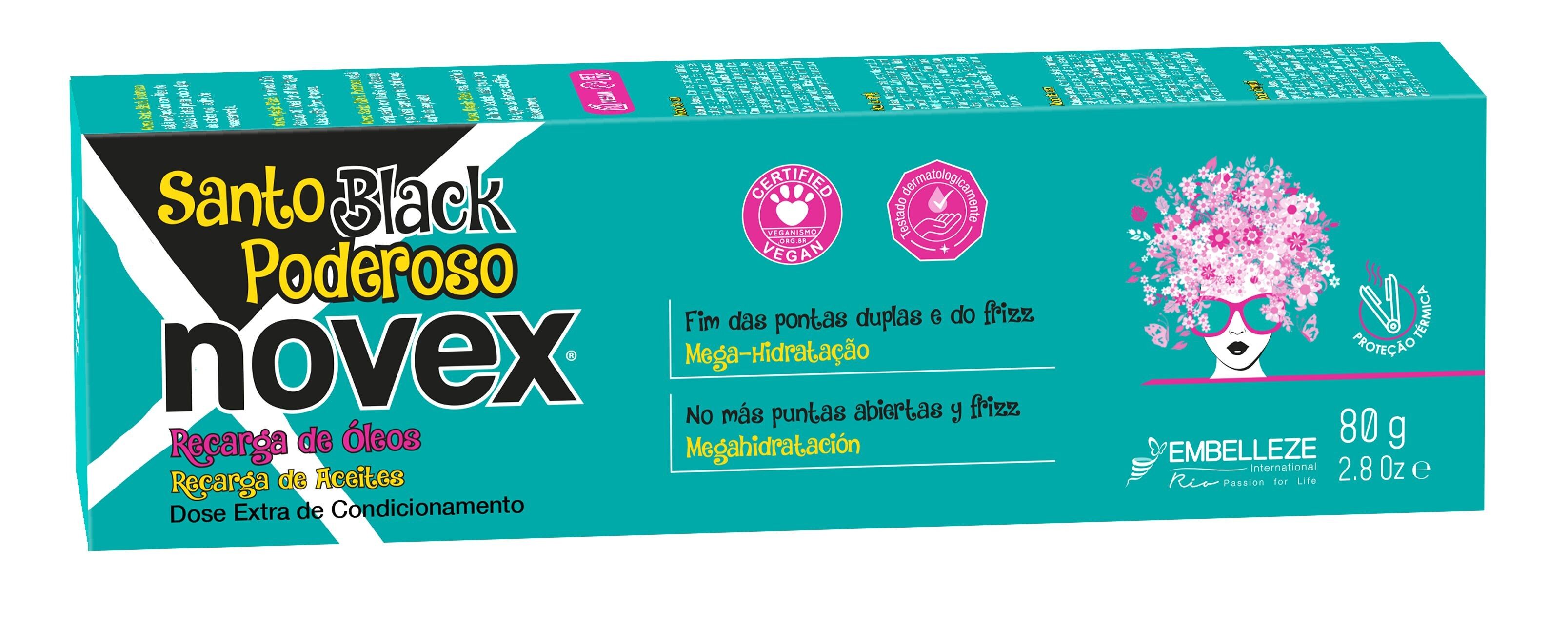 Buy wholesale Recarga Novex Santo Black Poderoso 80g