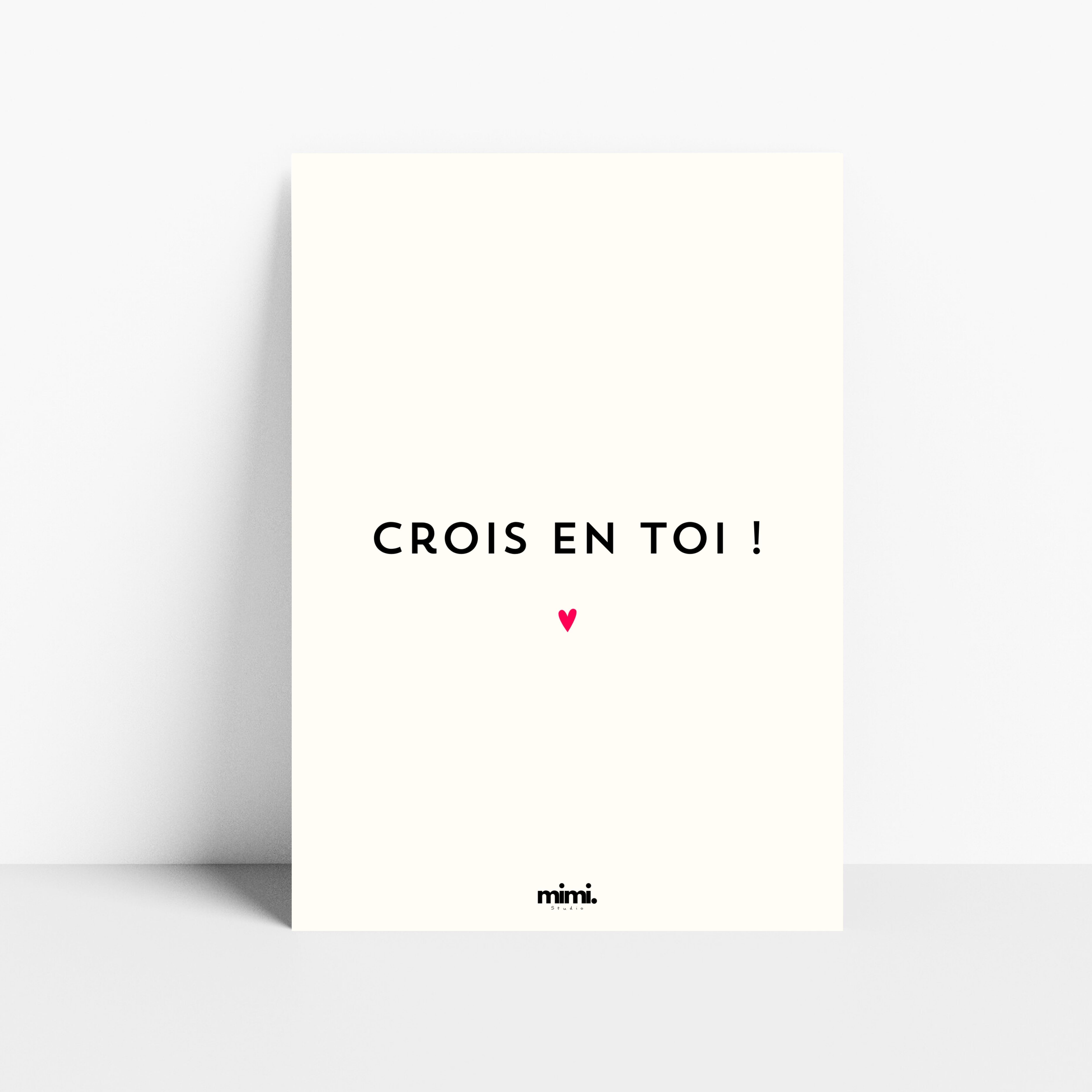 Achat Affiche " Crois en toi" en gros