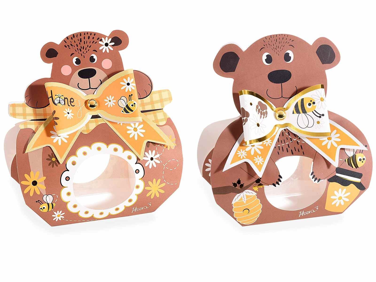 Buy wholesale "Birba Bear" 14zero3 paper bear trunk boxes with window