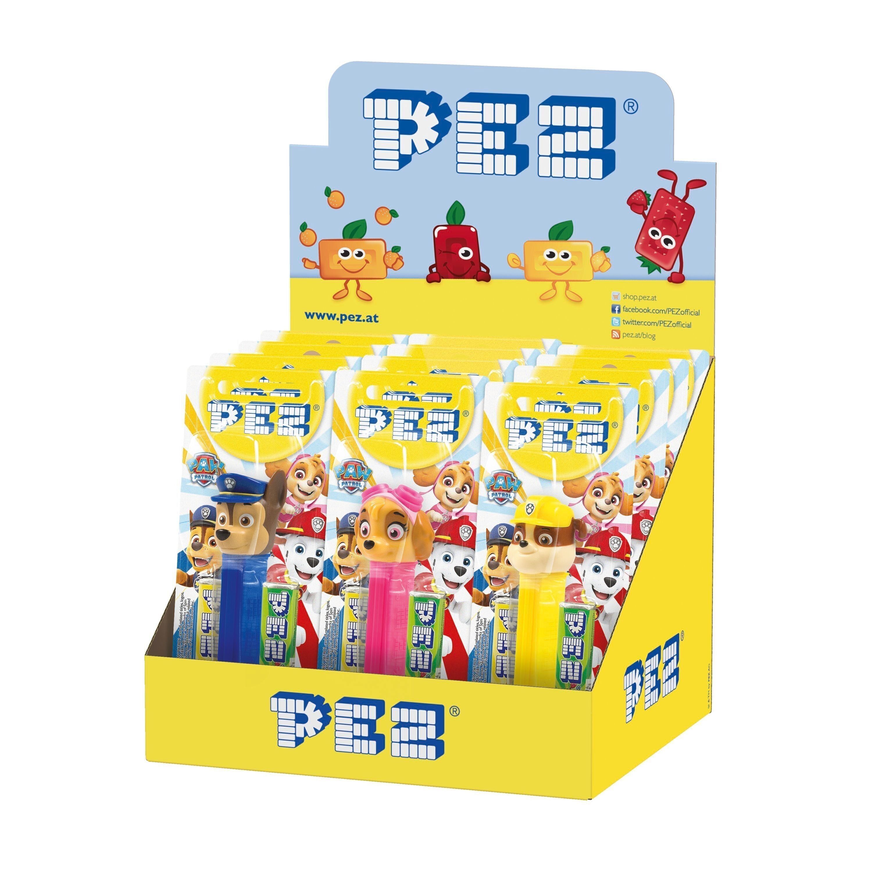 Buy wholesale PEZ Display box of 12 Paw Patrol Blisters: 1 dispenser ...