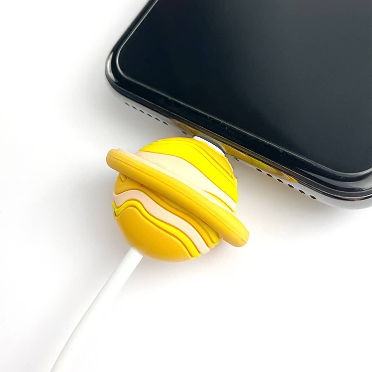 Buy wholesale Mojipower Cable Protector "Planet" - Cable Bite - Yellow