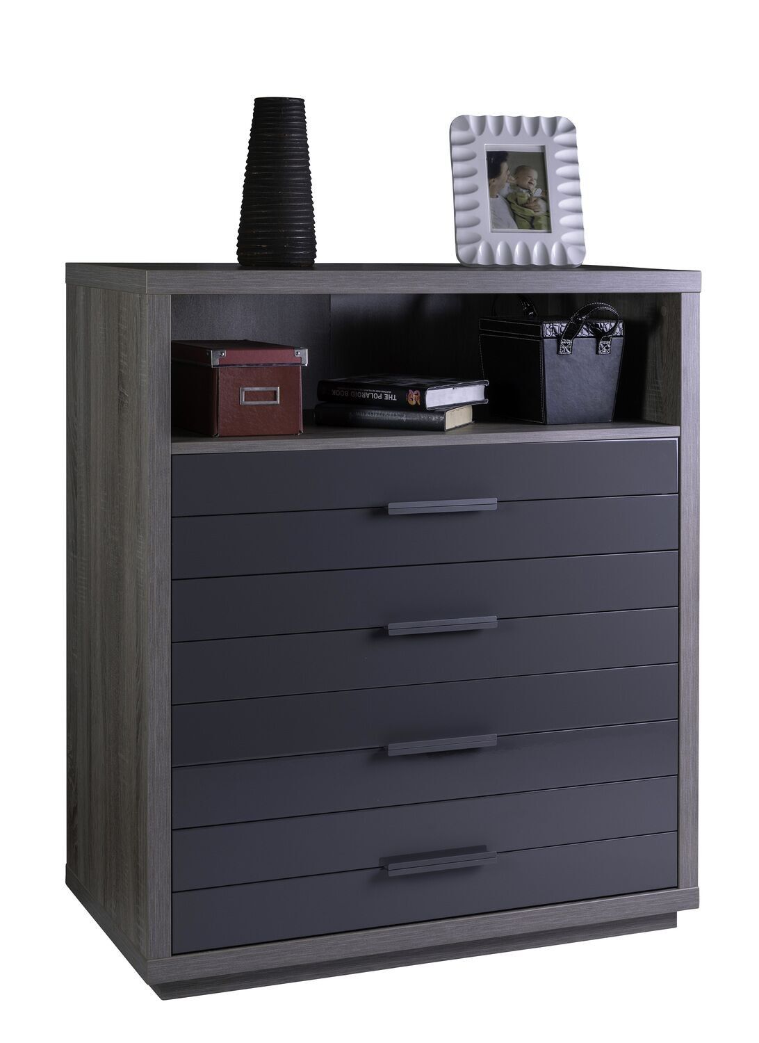 Kaufen Sie COMPOSAD | Kommode mit 4 Schubladen und 1 Fach, Schlafzimmerkommode, (BxHxT) 97x115 ...