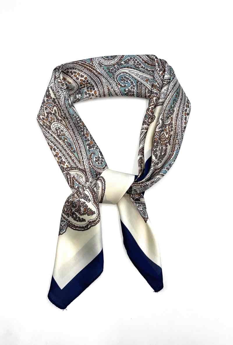 Buy wholesale square scarf with silk touch 70x70 d-27