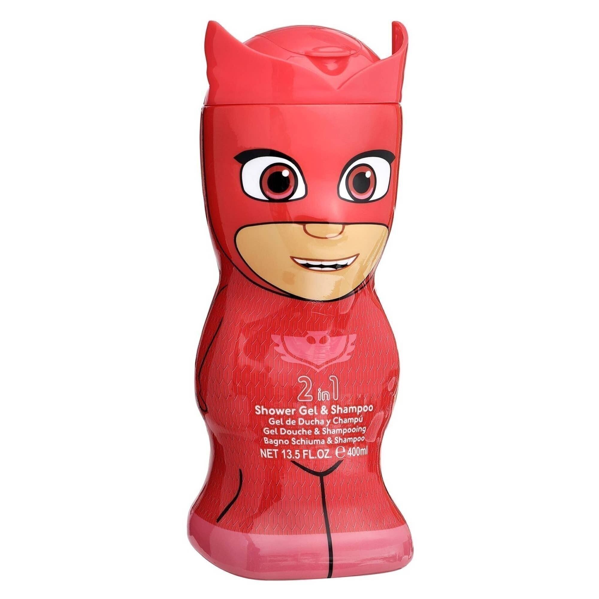 Buy wholesale PJ Mask red 2D shower gel & shampoo - 400ml
