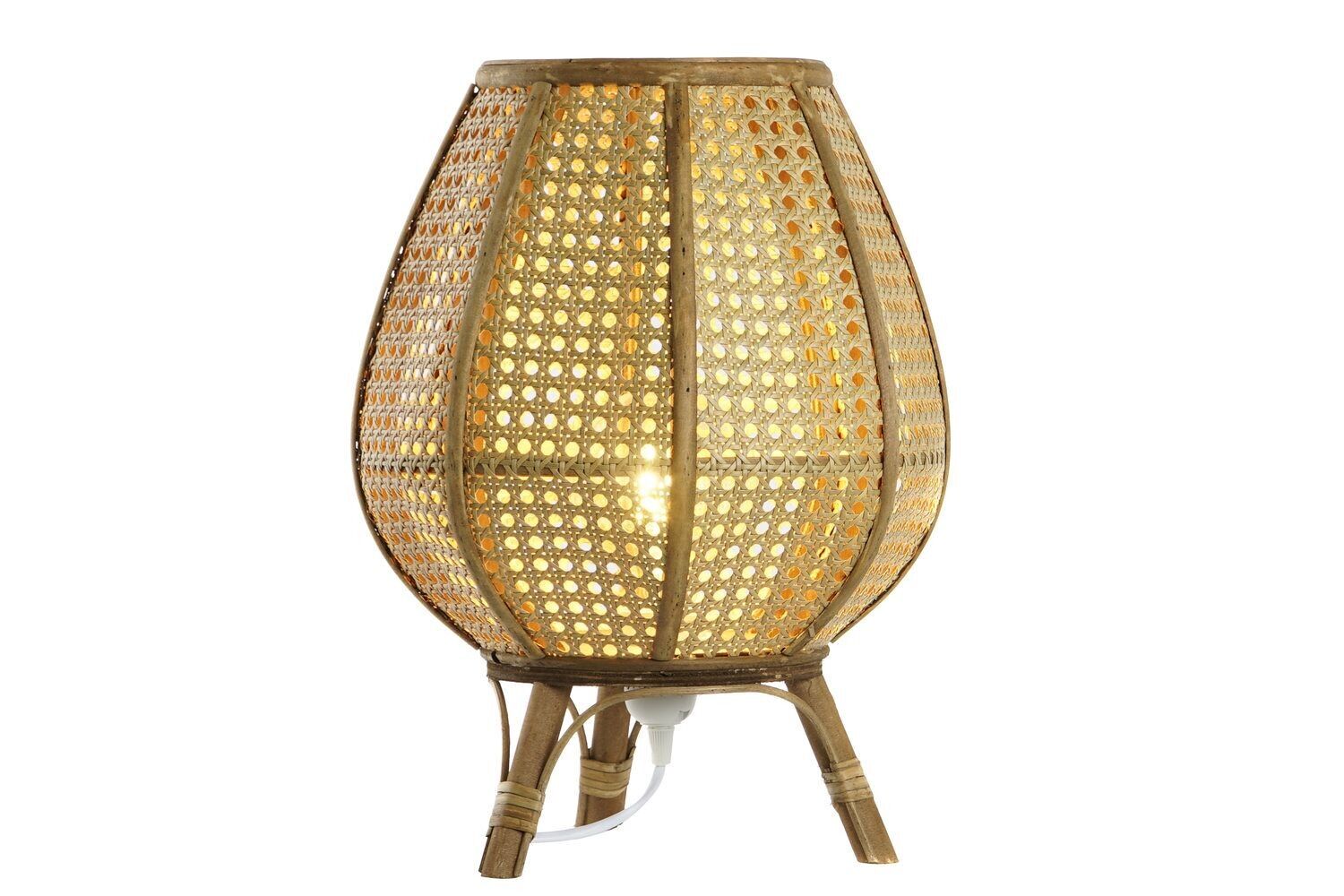 Buy wholesale RATAN TABLE LAMP 29X29X40 NATURAL BROWN LA203117