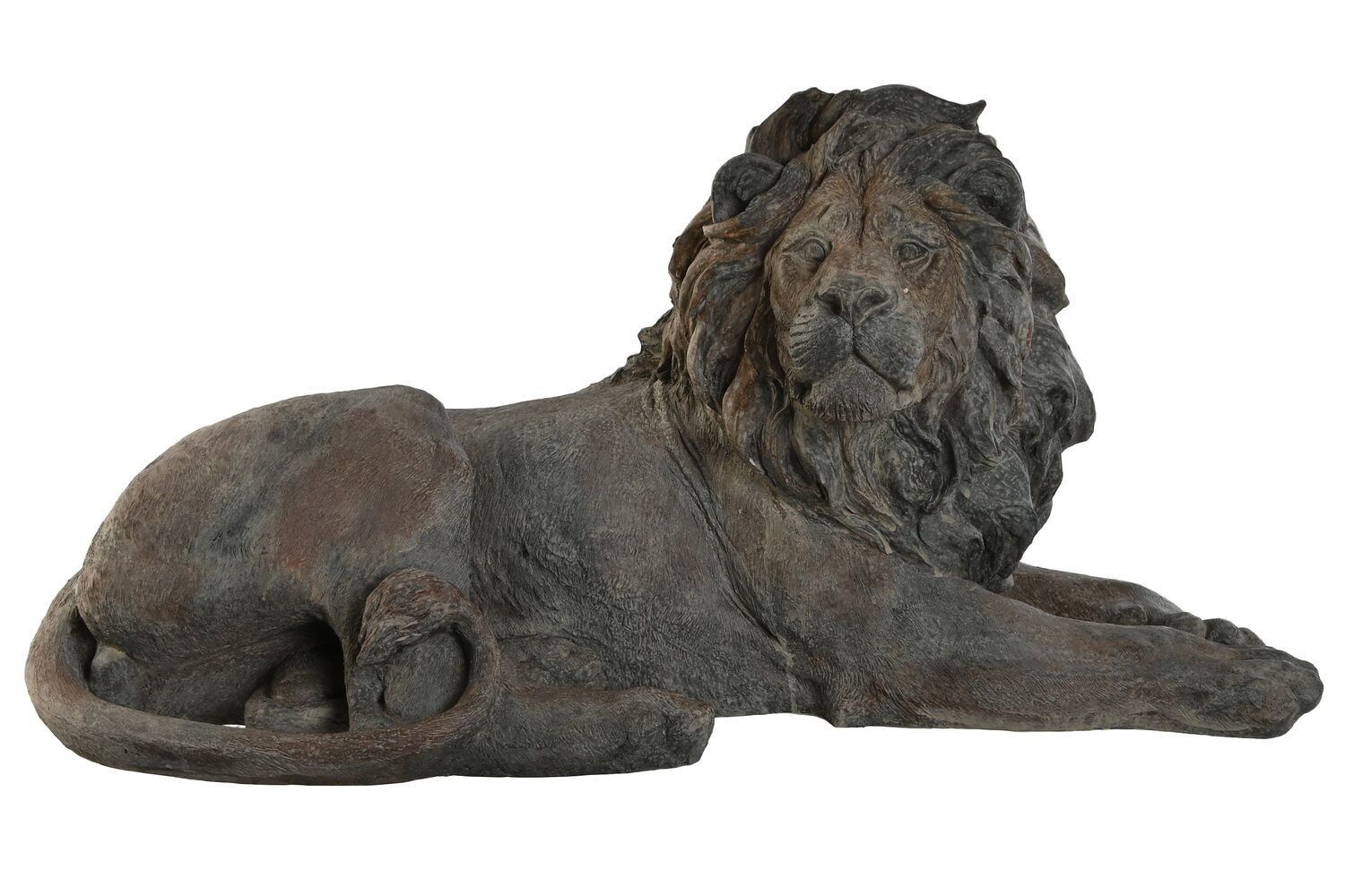Achat FIGURINE RÉSINE 80X36X39 LION GRIS FD210282 en gros
