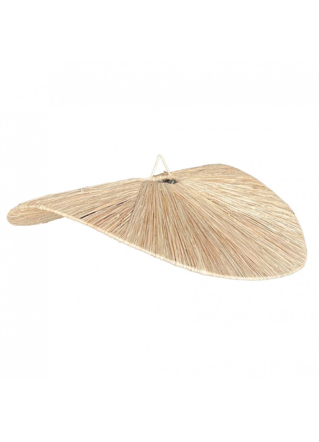 Buy wholesale Ruffled raffia parasol shade