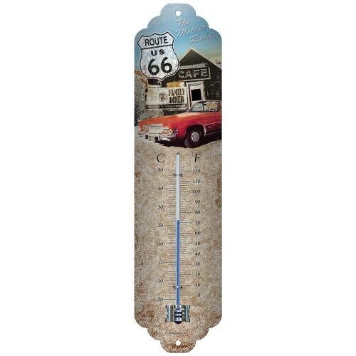 Buy wholesale Sheet metal thermometer Route 66 The Mother Road - Muscle Car