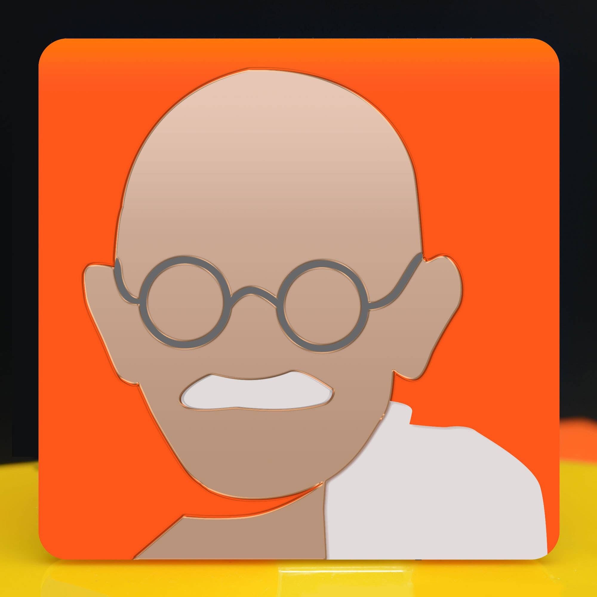 Achat Miroir Mahatma Ghandi - décoration design et originale en gros