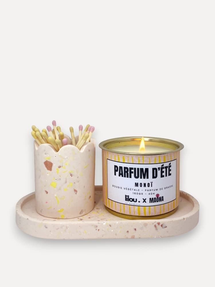 Buy wholesale MAONA x LILOU set in nude and yellow jesmonite & Monoï ...