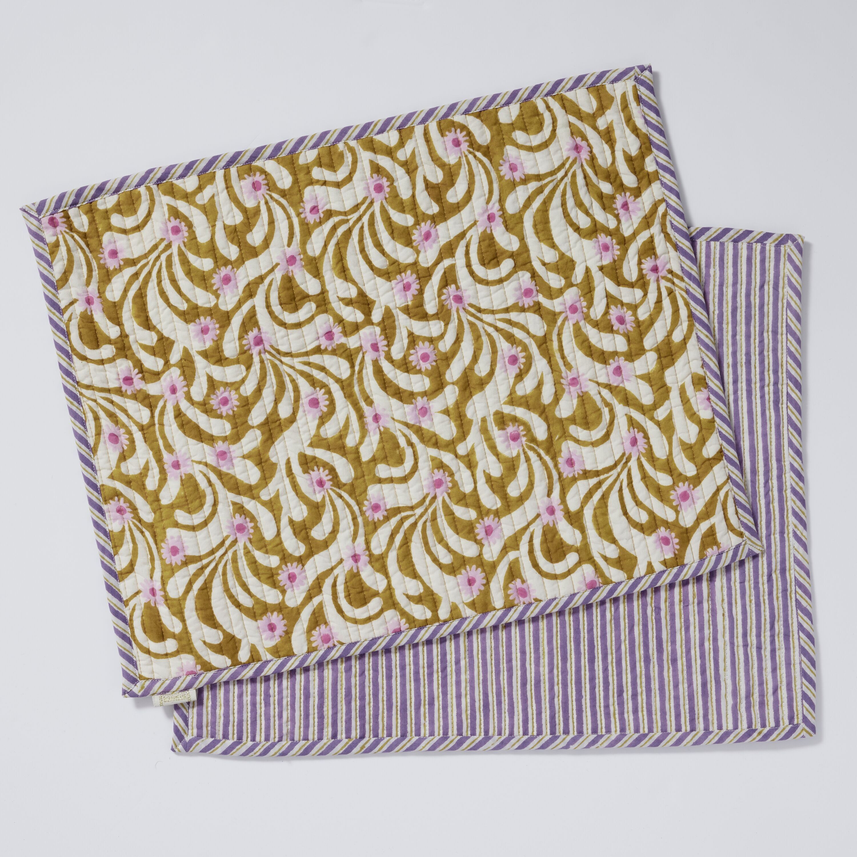 Achat Lot de 2 sets de table Poppies violine en gros