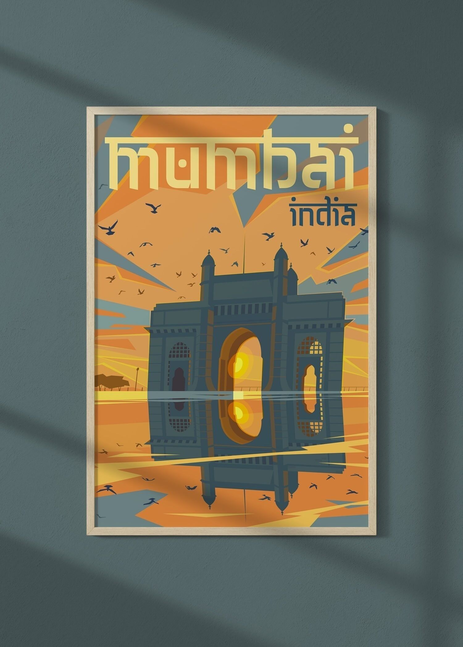 Buy wholesale Mumbai city poster
