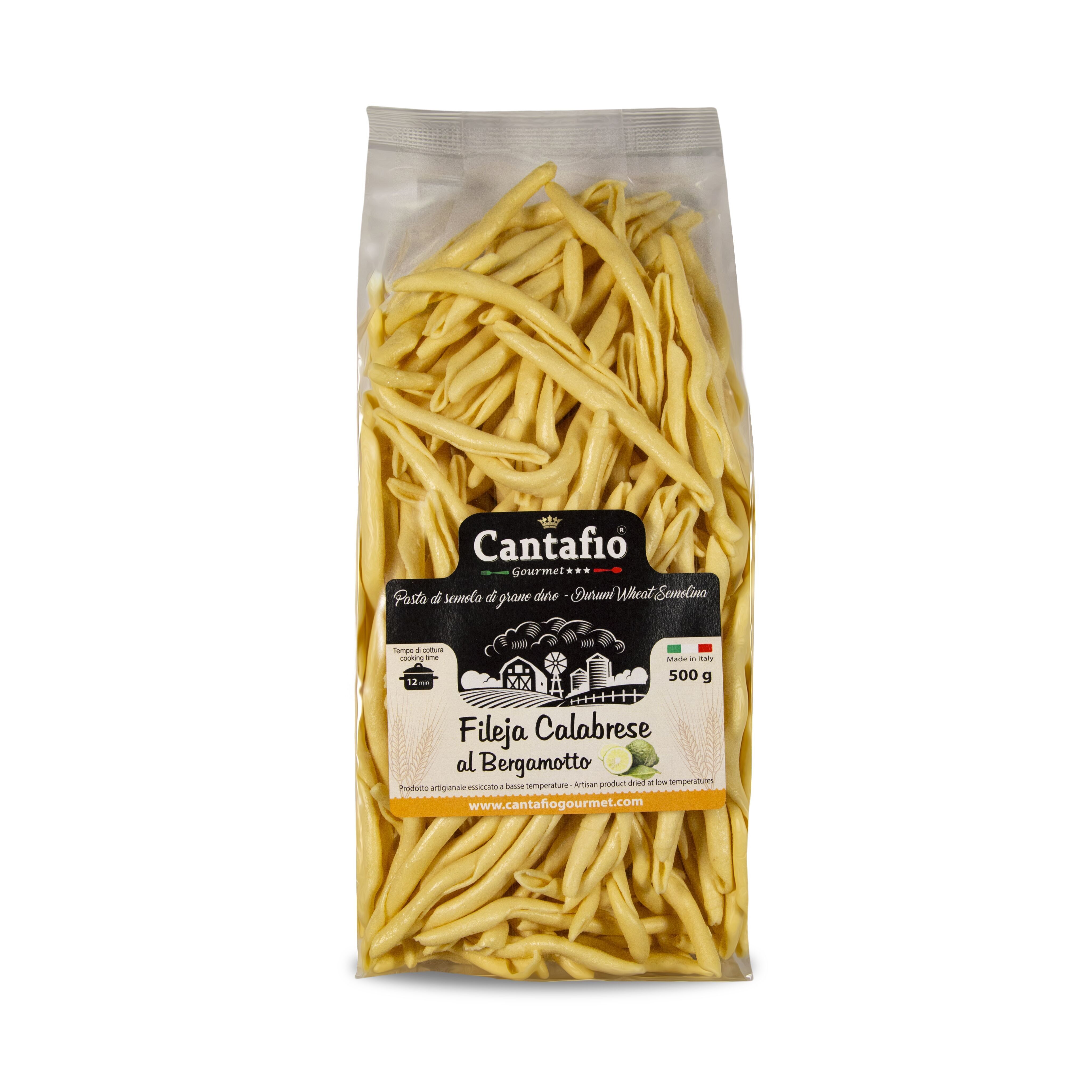 Achat "Fileja Calabrese au Bergamotto" 500g | pâtes artisanales tipica ...
