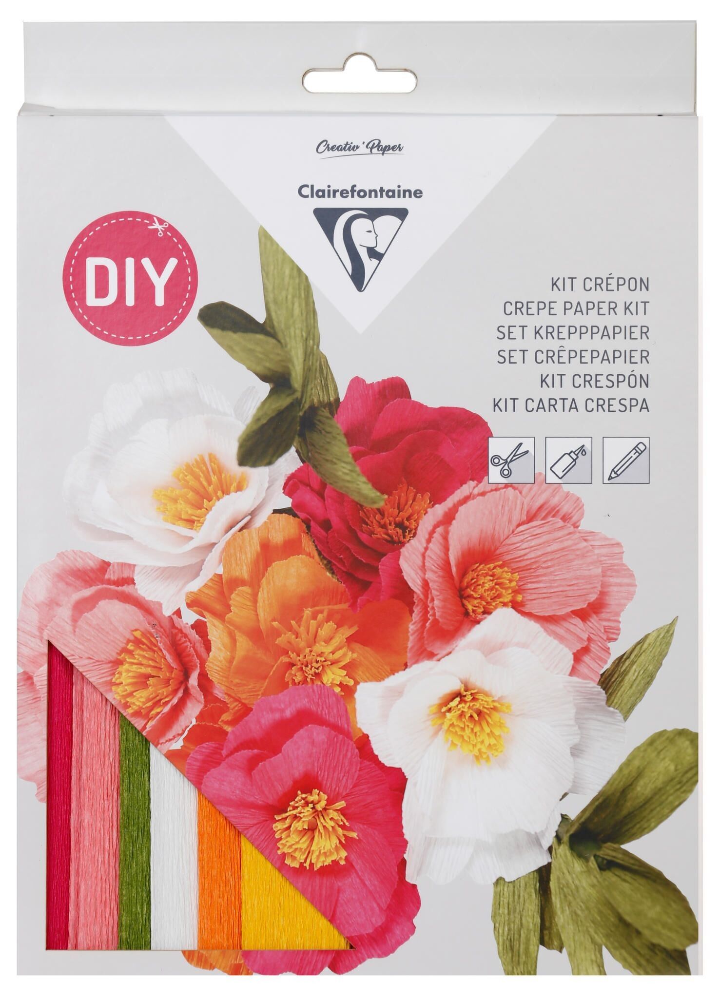 Buy wholesale Crepe paper flower kit