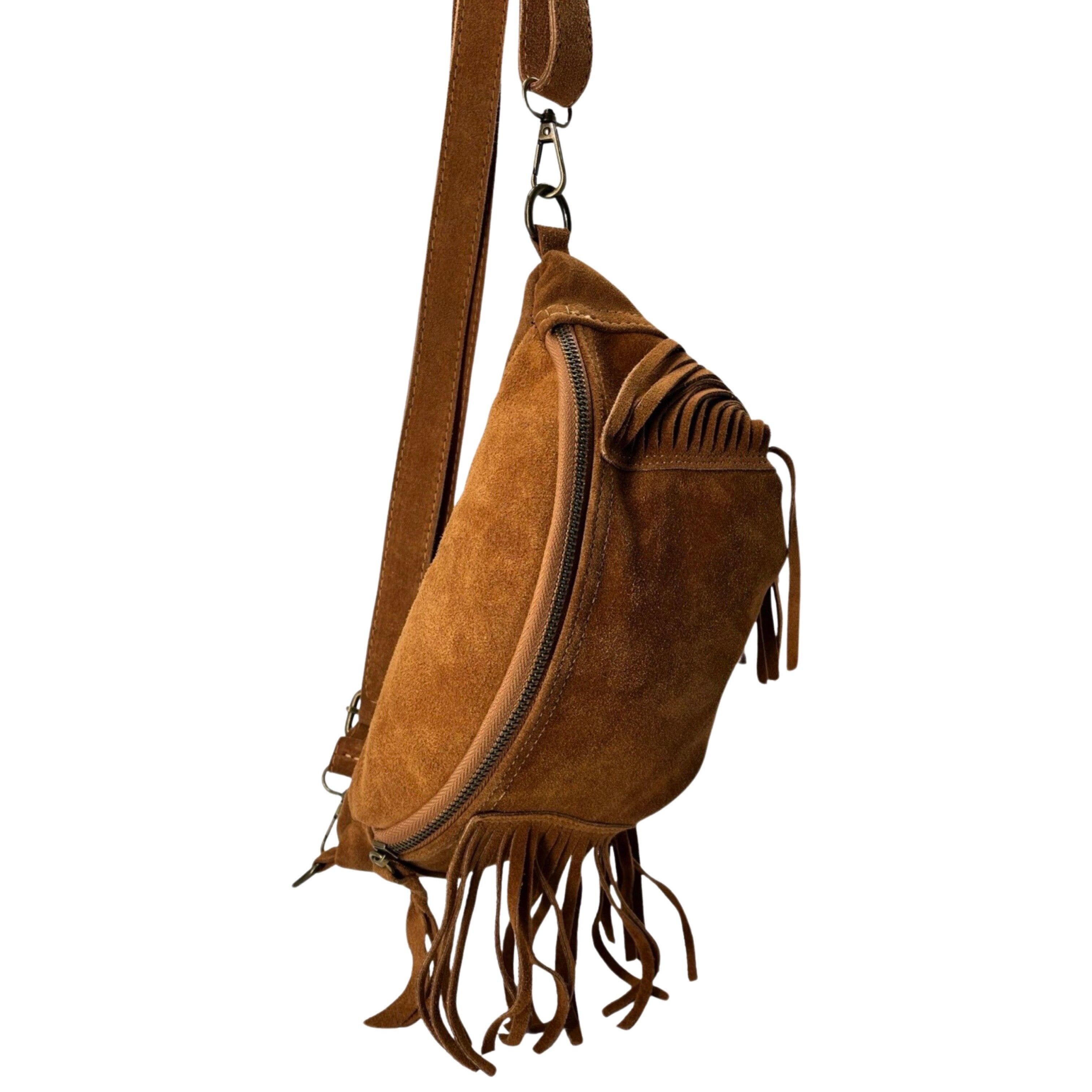 Buy wholesale LUCILE SUEDE LEATHER BELT BAG