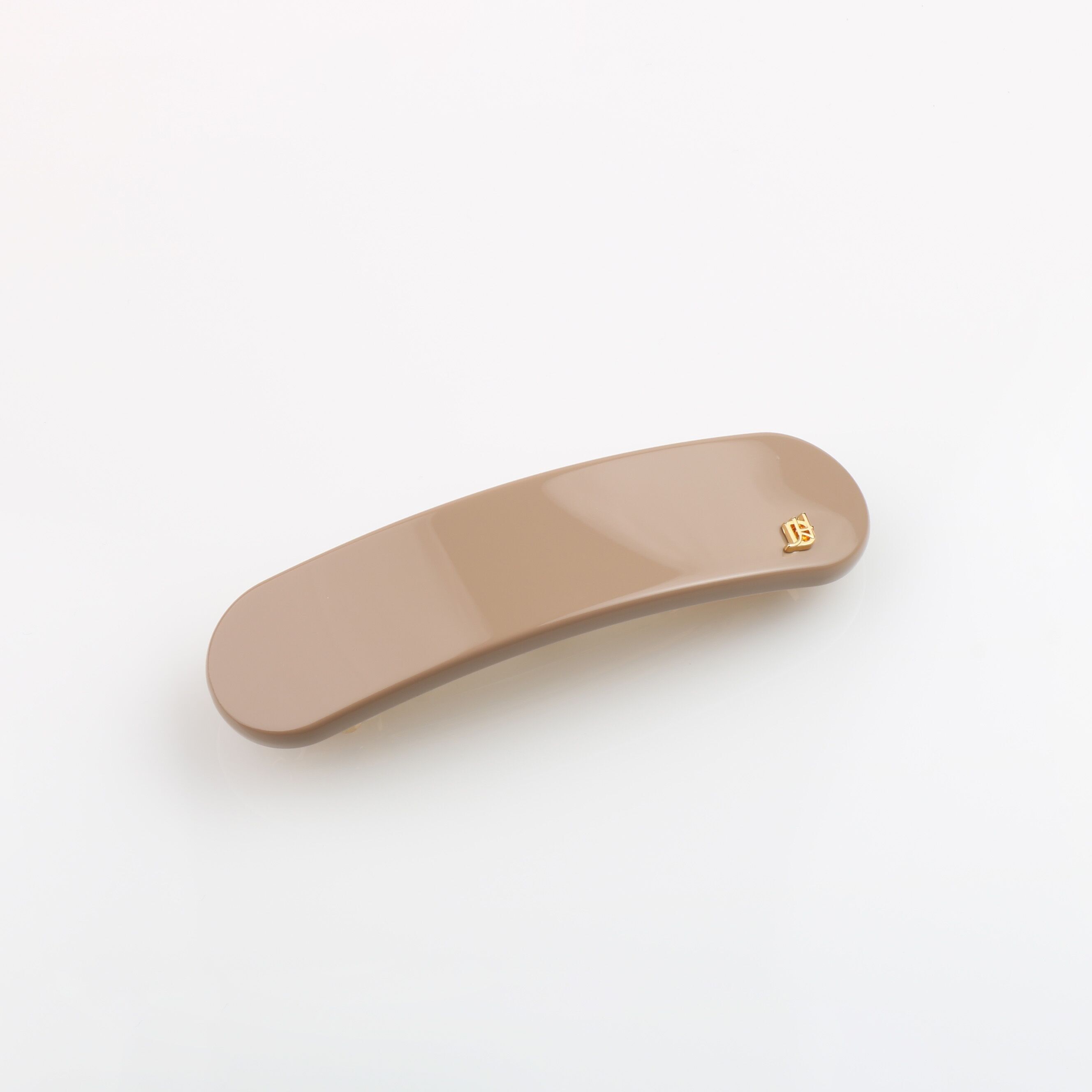Buy wholesale "Round" barrette - Medium model - Taupe