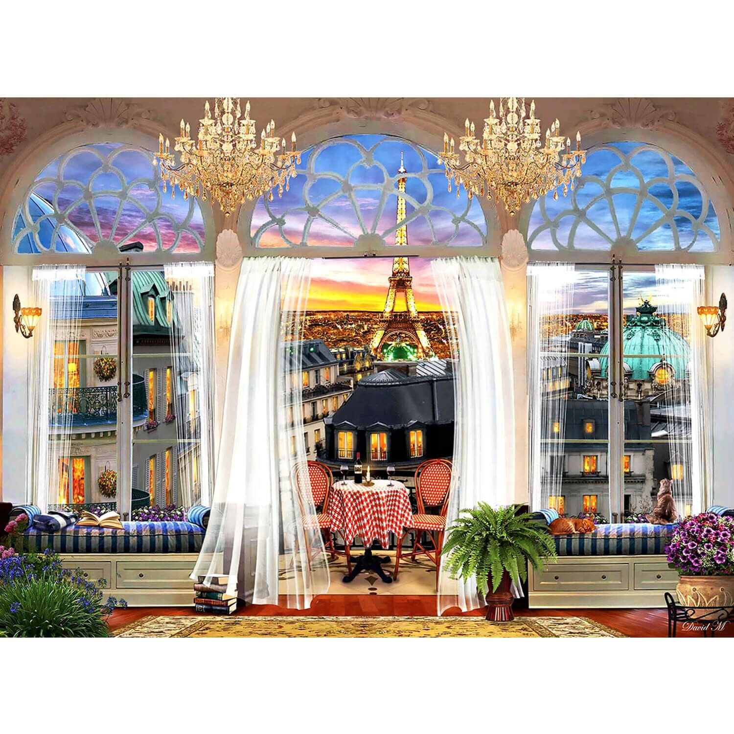 Buy wholesale 1000 piece puzzle: Rooftop terrace, Paris