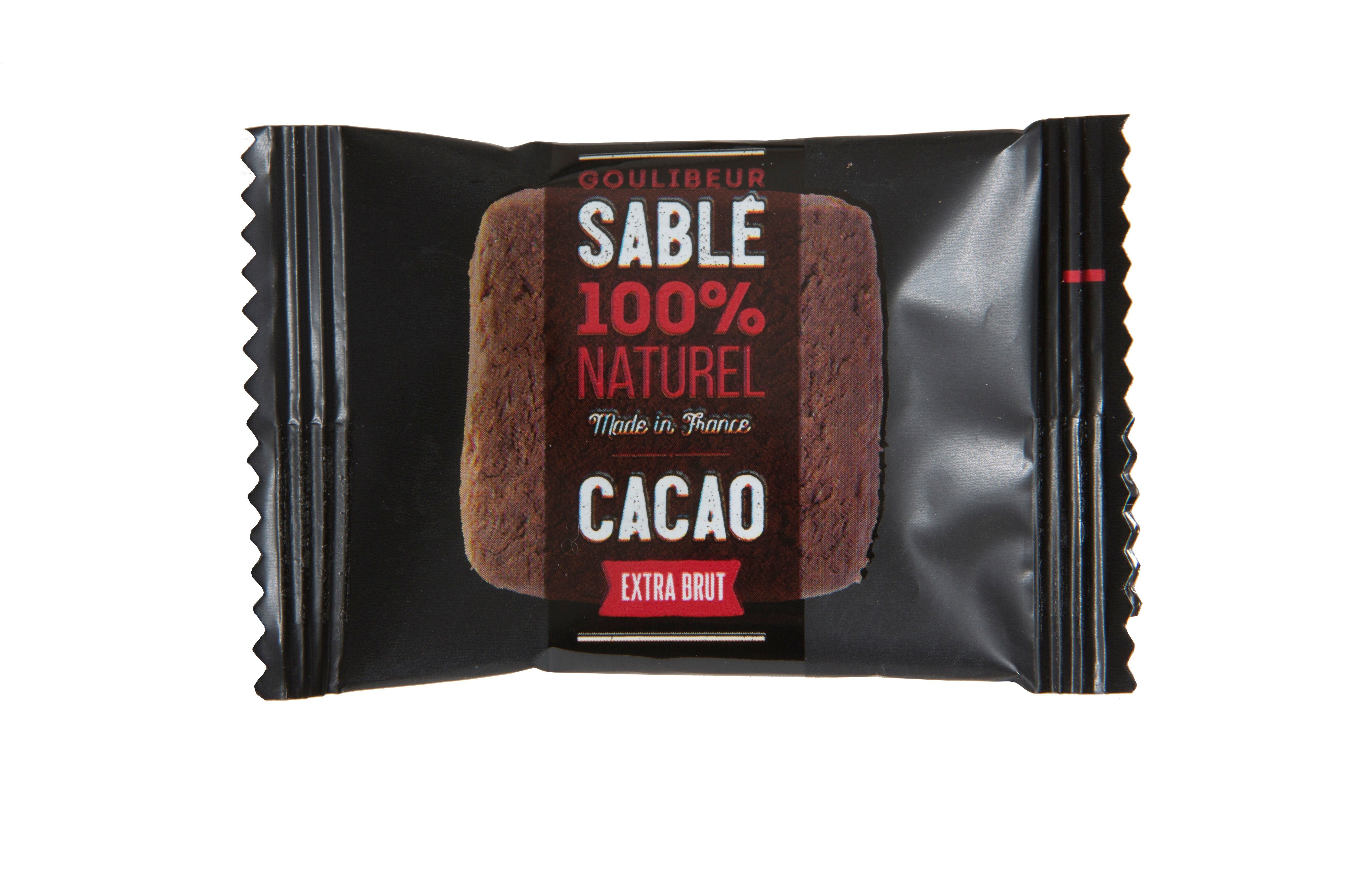 Buy wholesale Traditional sablé square cocoa cookie packaged ...