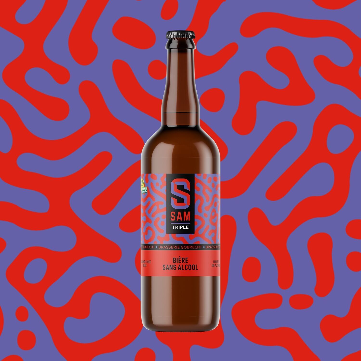 Buy wholesale SAM Triple | non-alcoholic beer | 75cL | Bottle