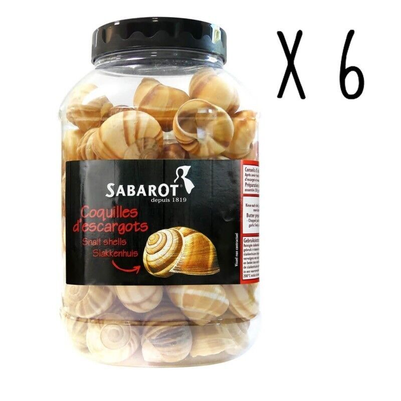 Buy wholesale Helix Shells No. 10 - 6 Pots of 120 Shells - Sabarot