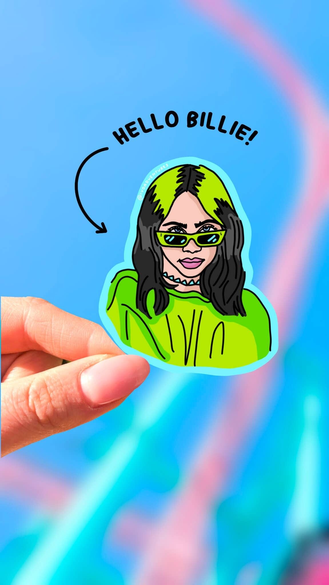 Buy wholesale Sticker - Hello Bad Guy