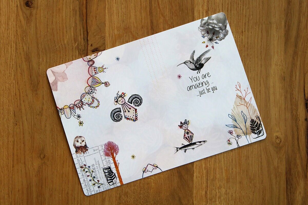 Achat Carte postale « Tu es incroyable… sois juste toi-même » / DIN-A6 ...