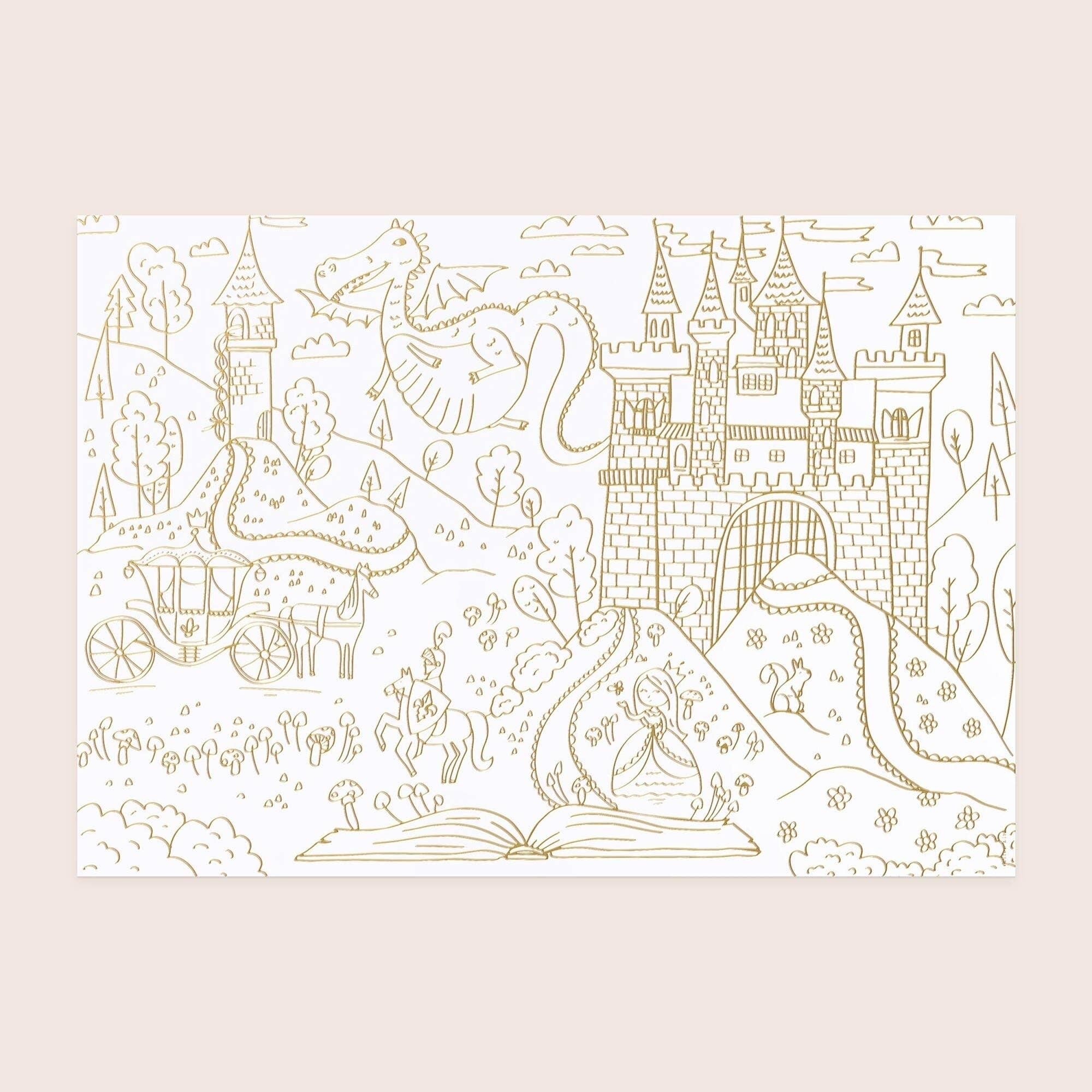 Buy wholesale Pendragon Coloring Birthday Party Placemat