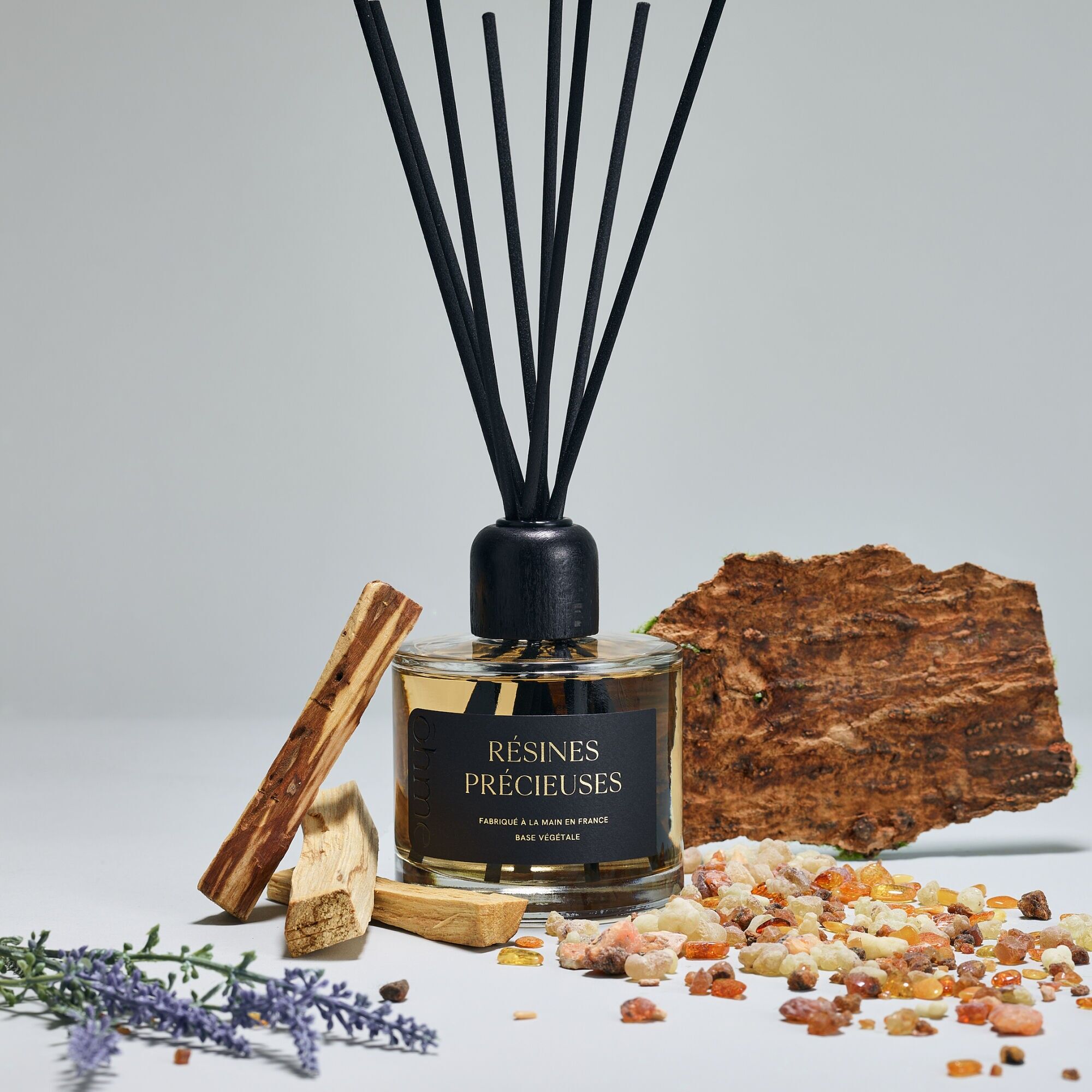 Buy wholesale Large fragrance diffuser with sticks - Precious Resins (200ml) - Plant diffusion base