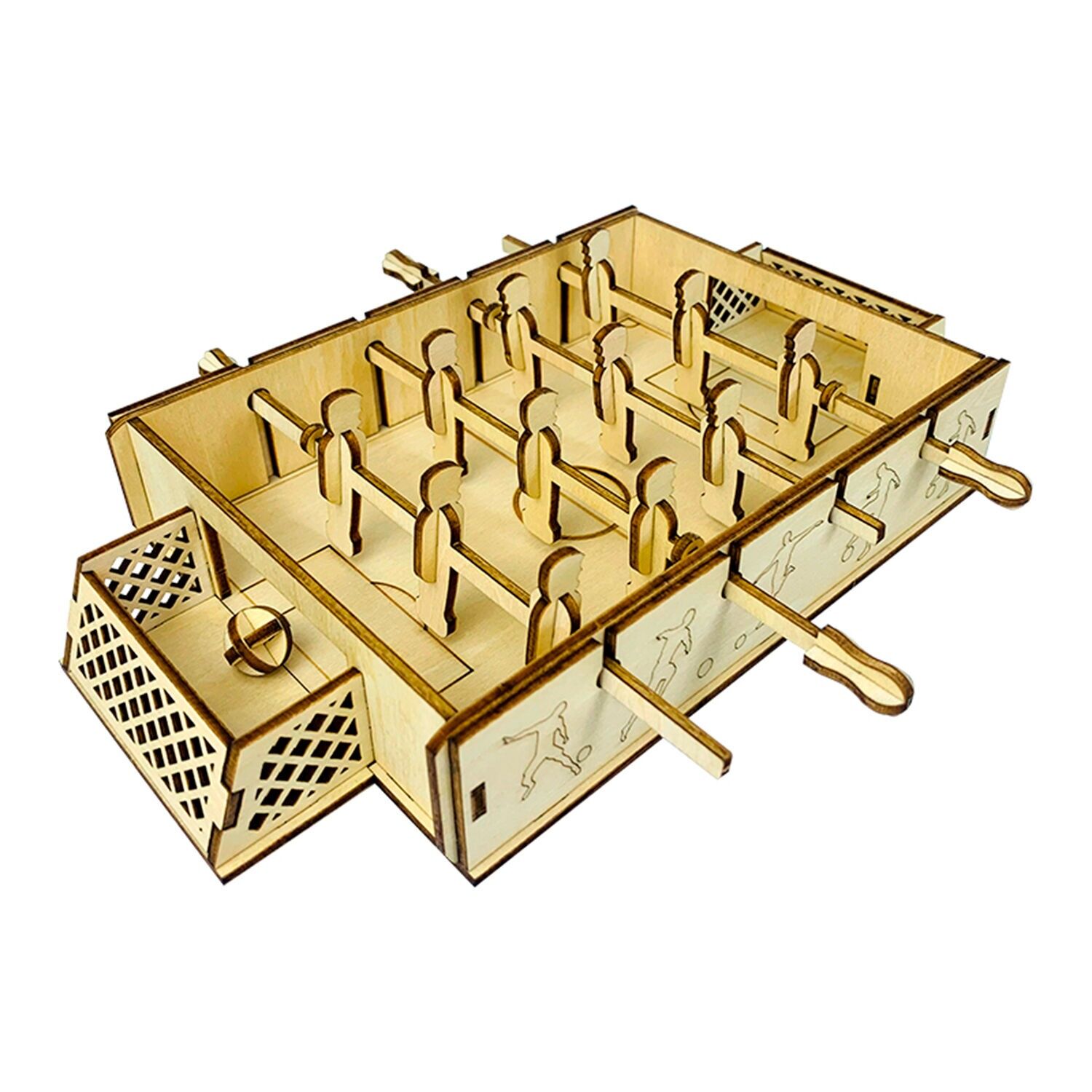 Buy wholesale 3D Wooden Model, with mechanical movement, table football ...