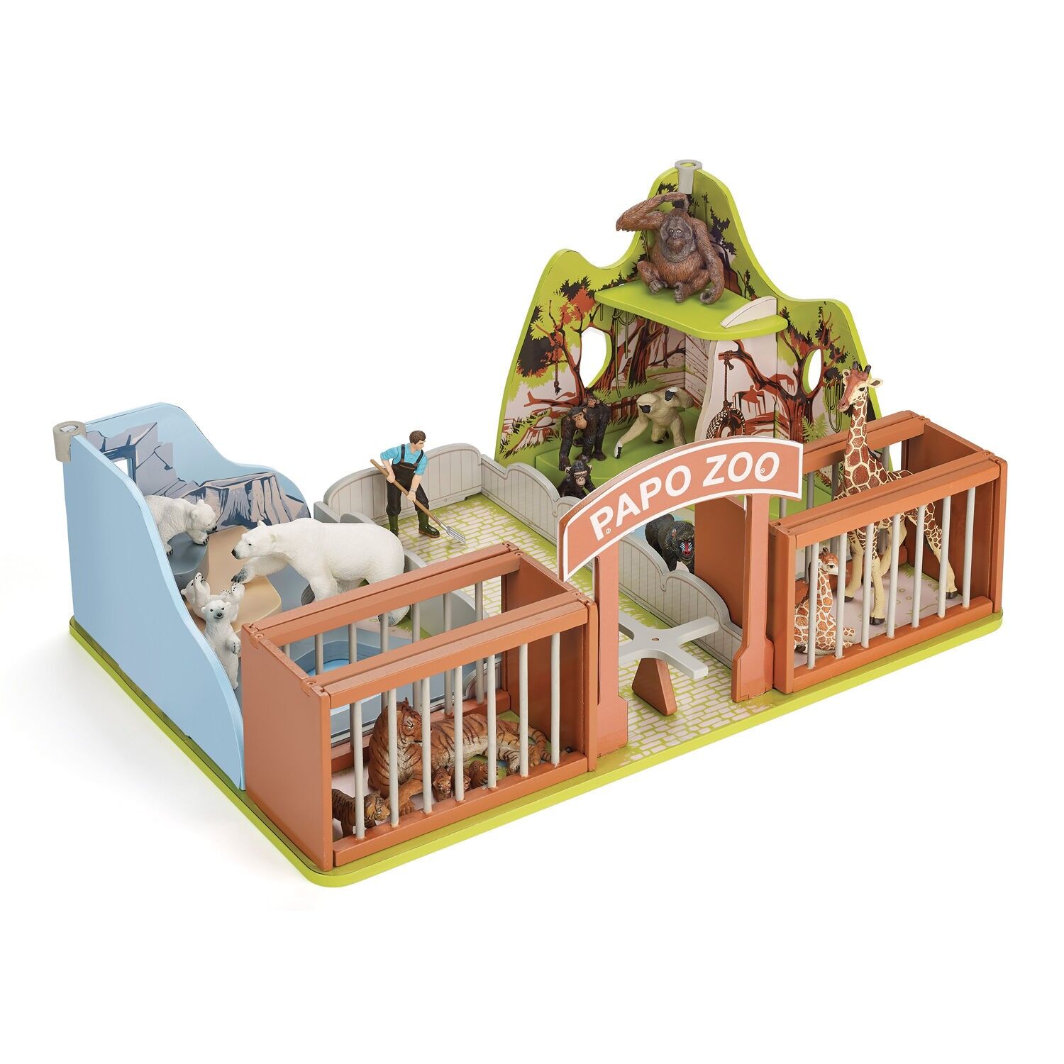 Buy wholesale Papo - Wooden Playset - The Zoo - WILD LIFE Collection ...