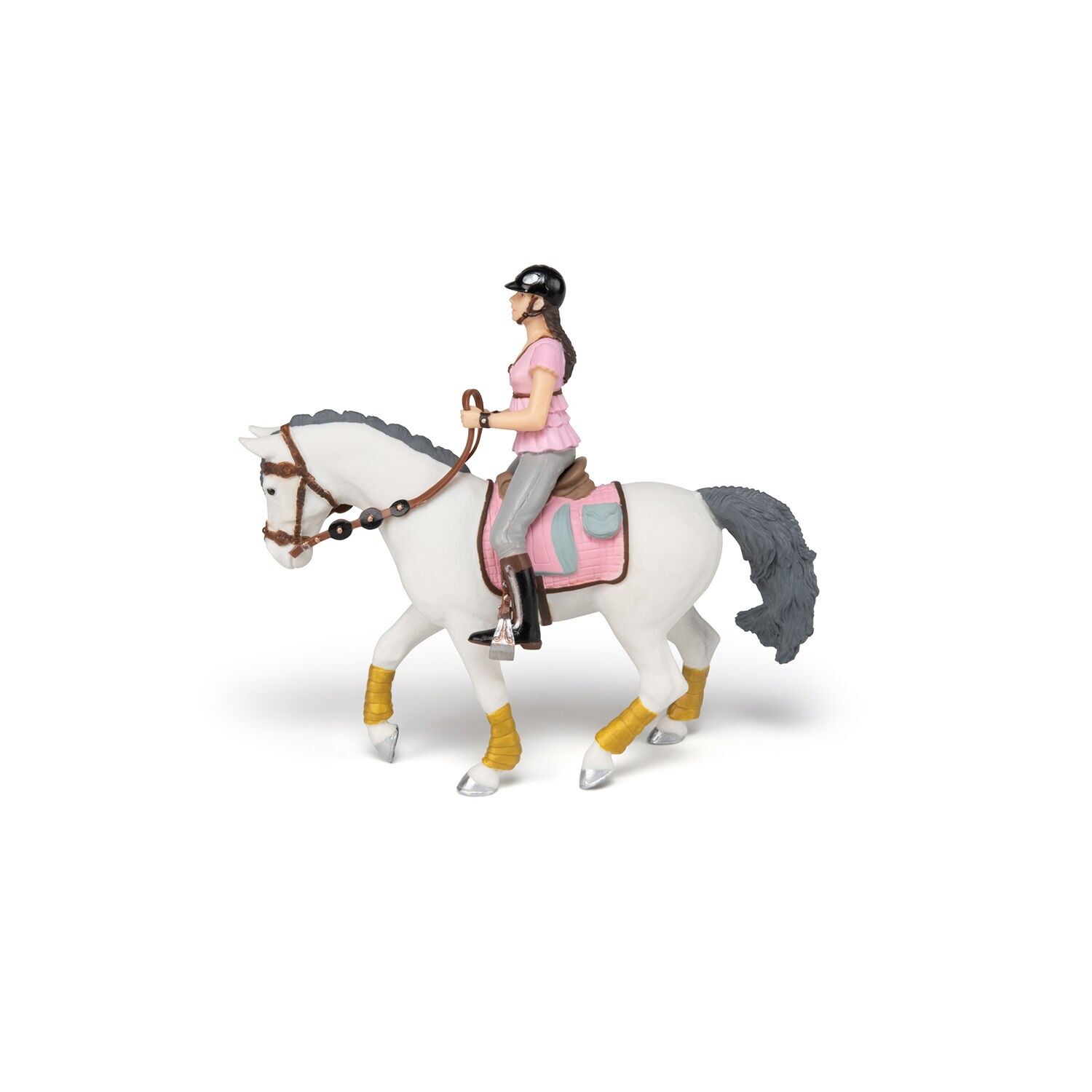 Achat Papo - Figurine - Cheval Arabe blanc en tenue de parade ...