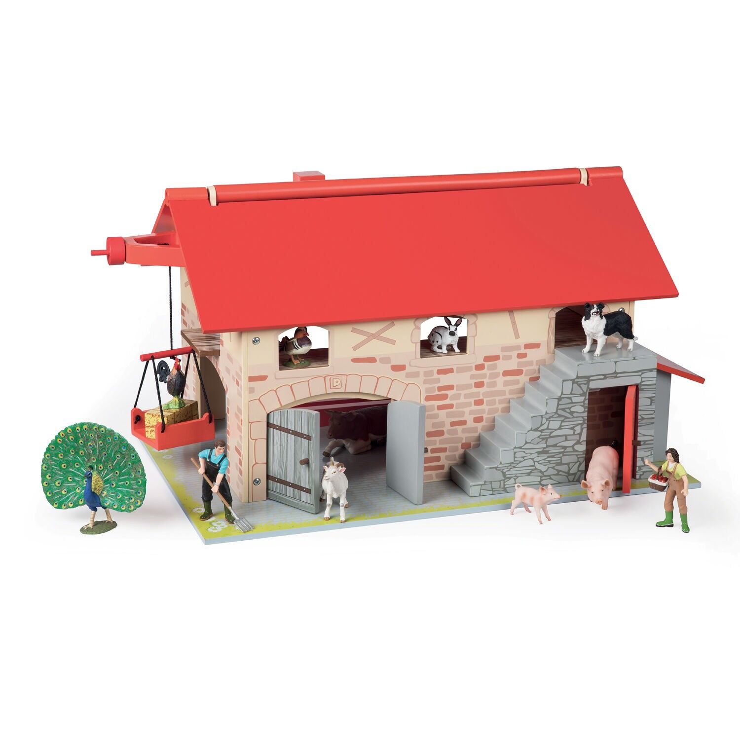 Buy wholesale Papo - Wooden playset - The big farm - FARM LIFE ...