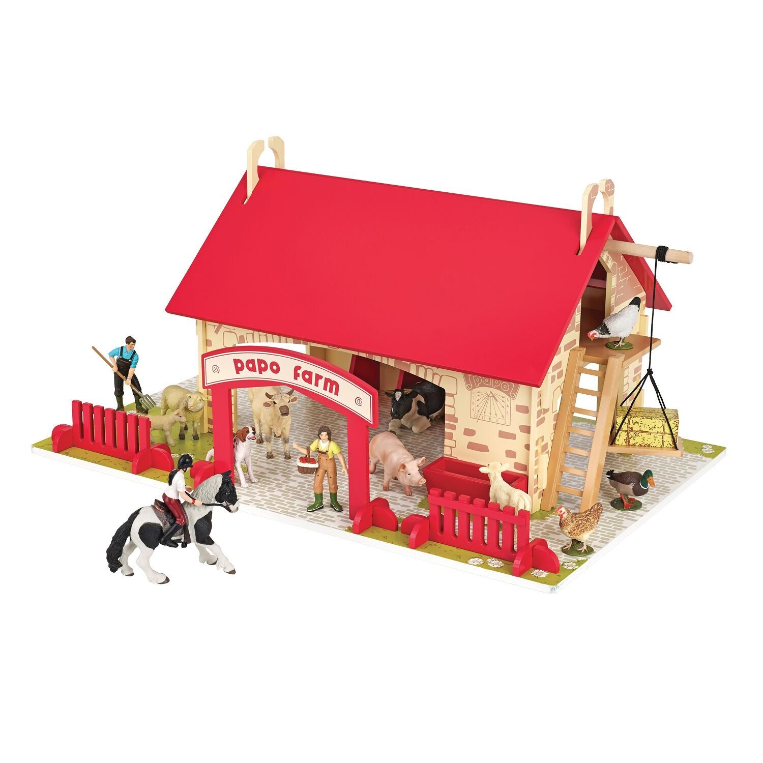 Buy wholesale Papo - Wooden playset - My first farm - FARM LIFE ...