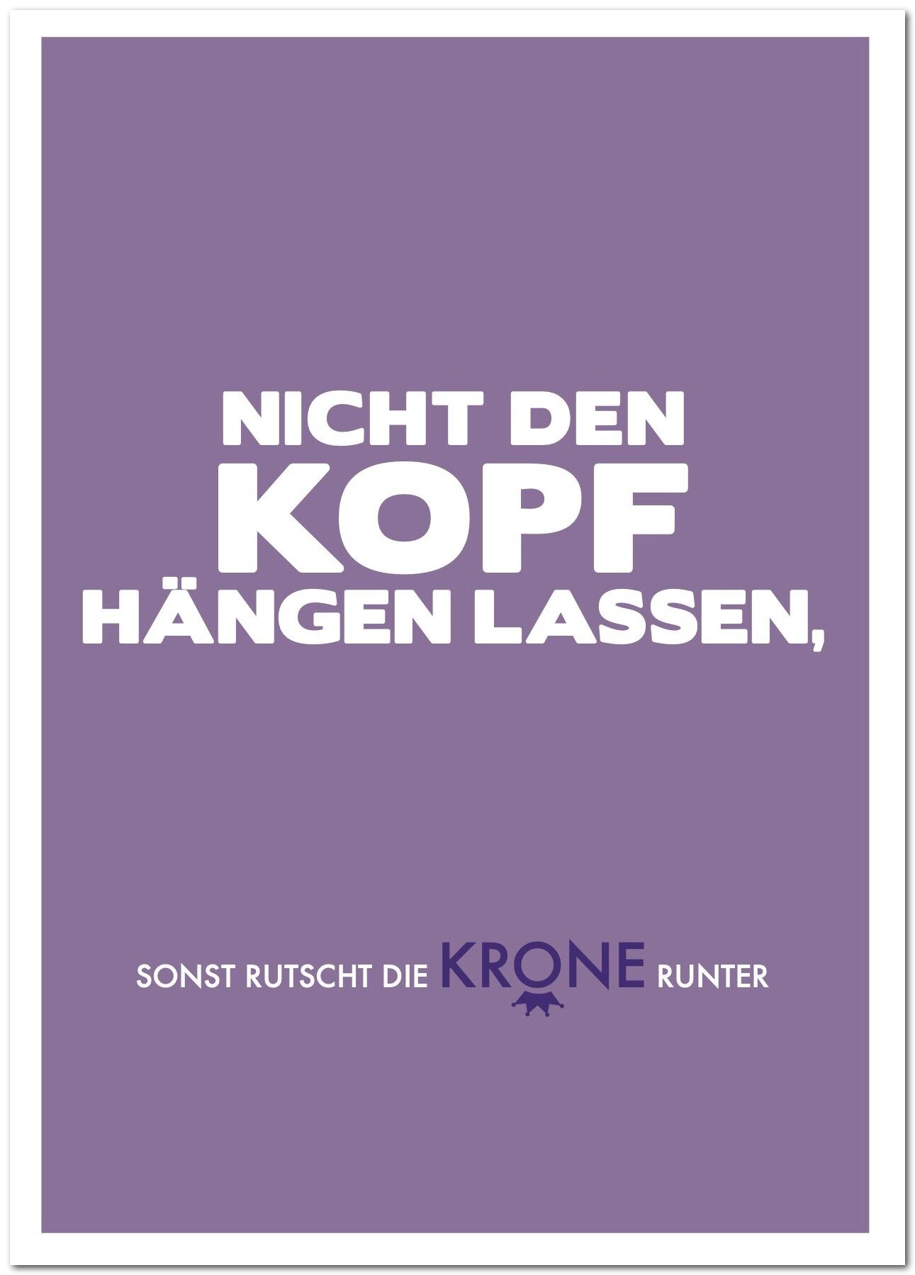 Buy wholesale Postcard "crown slips"