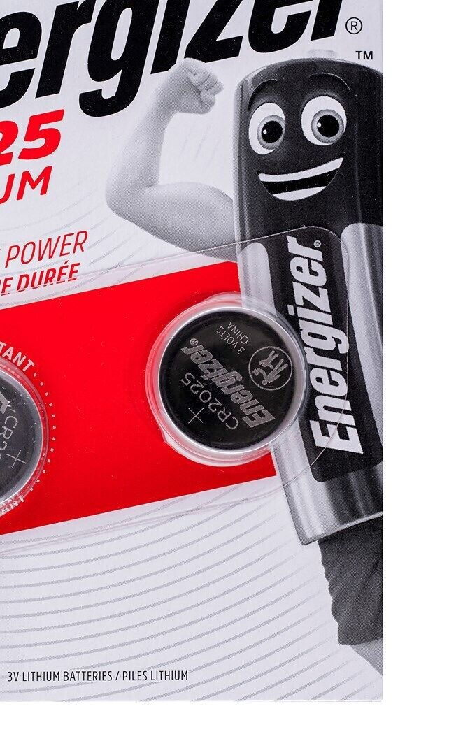 Buy wholesale Energizer Lithium Watch Battery CR2025 3V 2pcs