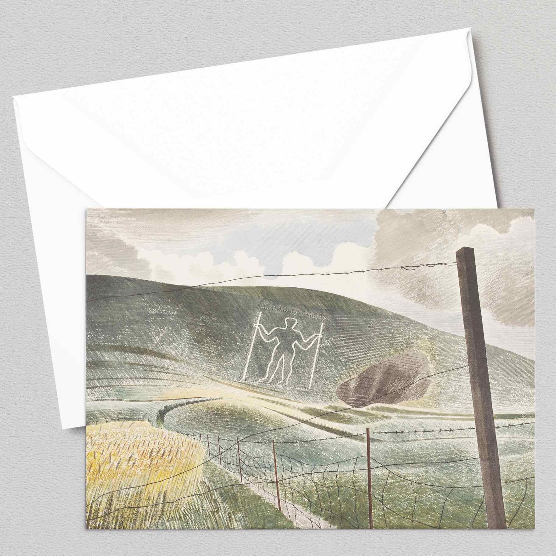 Buy wholesale Wilmington Giant - Eric Ravilious - Greeting Card