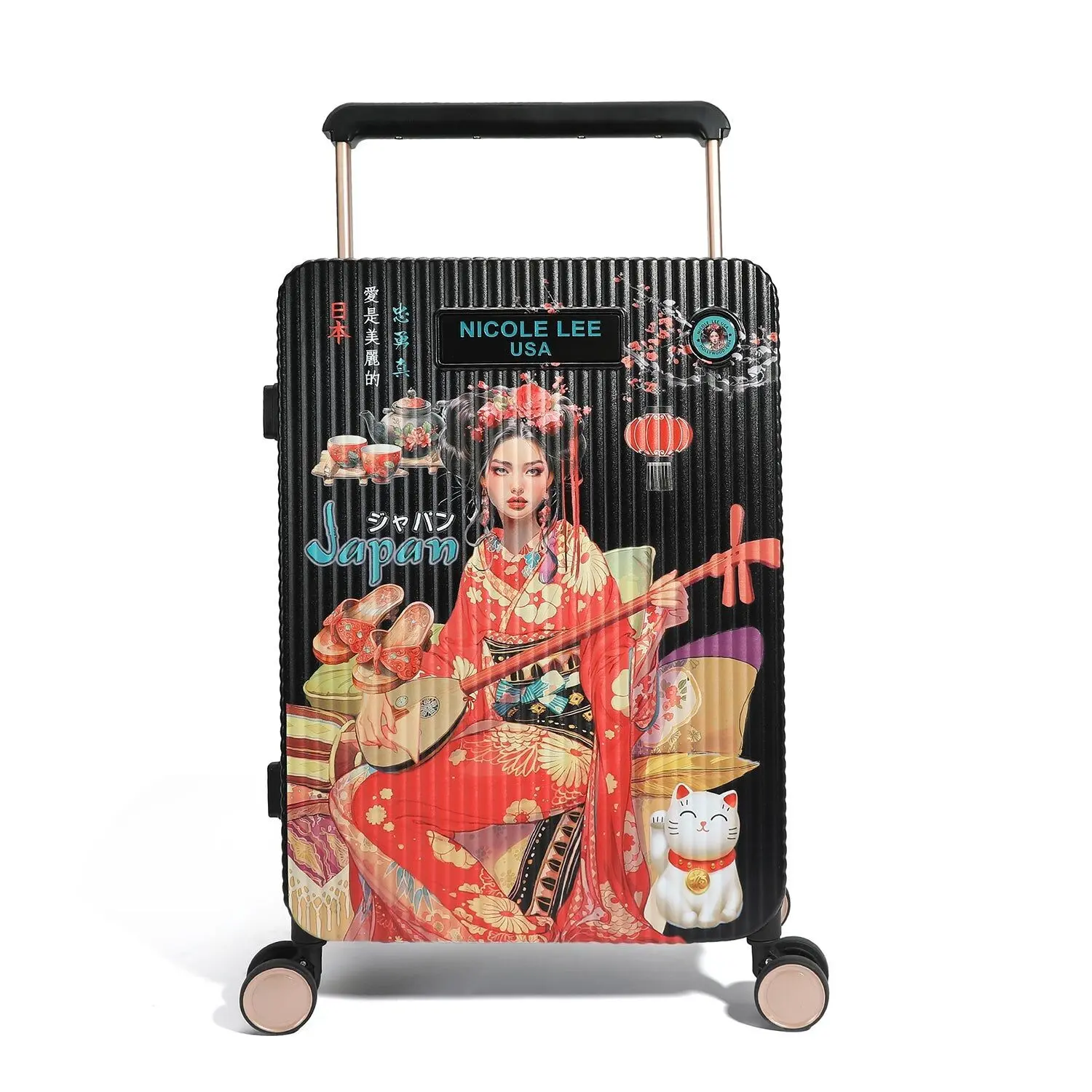 Achat Valise cabine 20 pouces à rayures (Akiko la belle) en gros