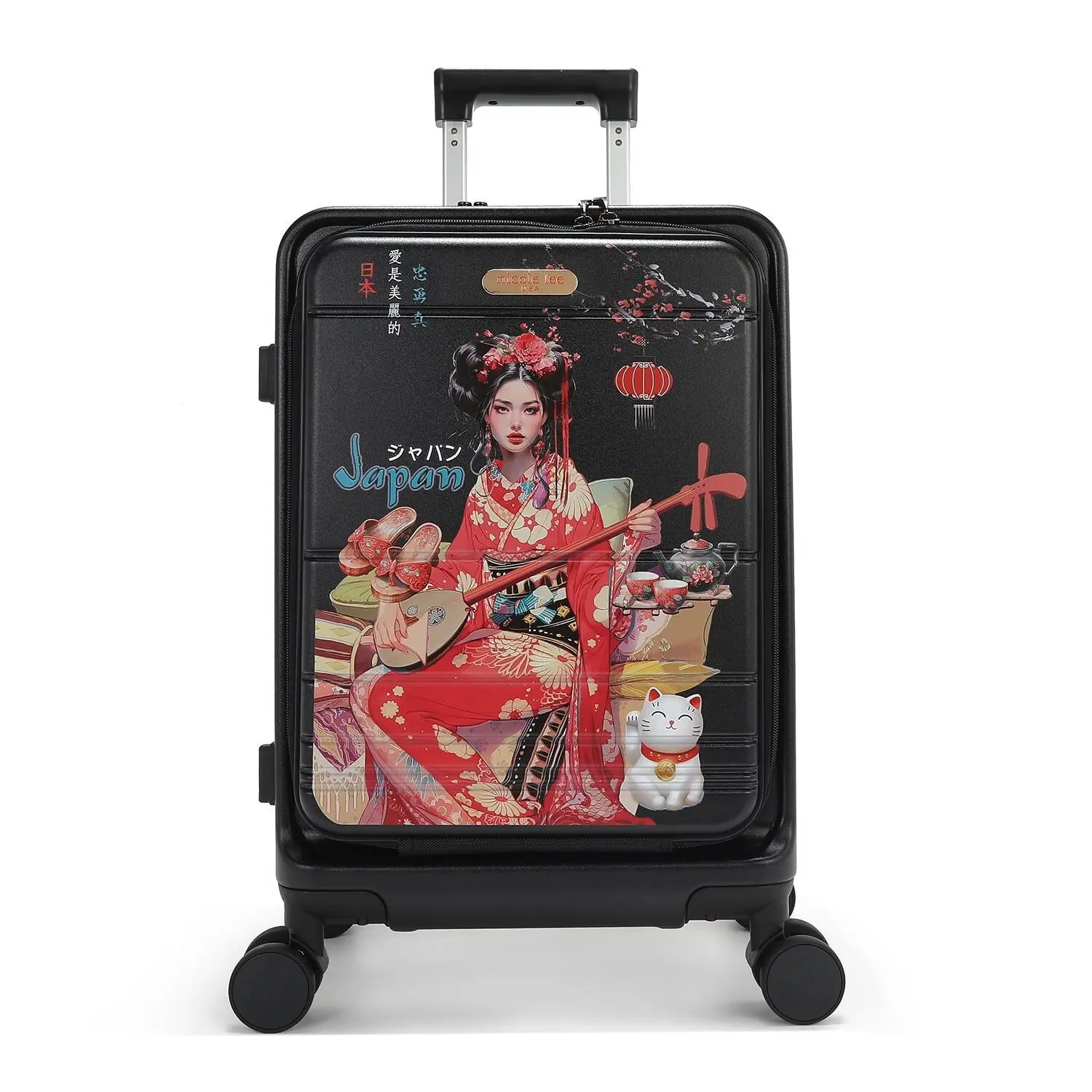 Achat Valise cabine rayée 20 pouces (Akiko la belle) en gros