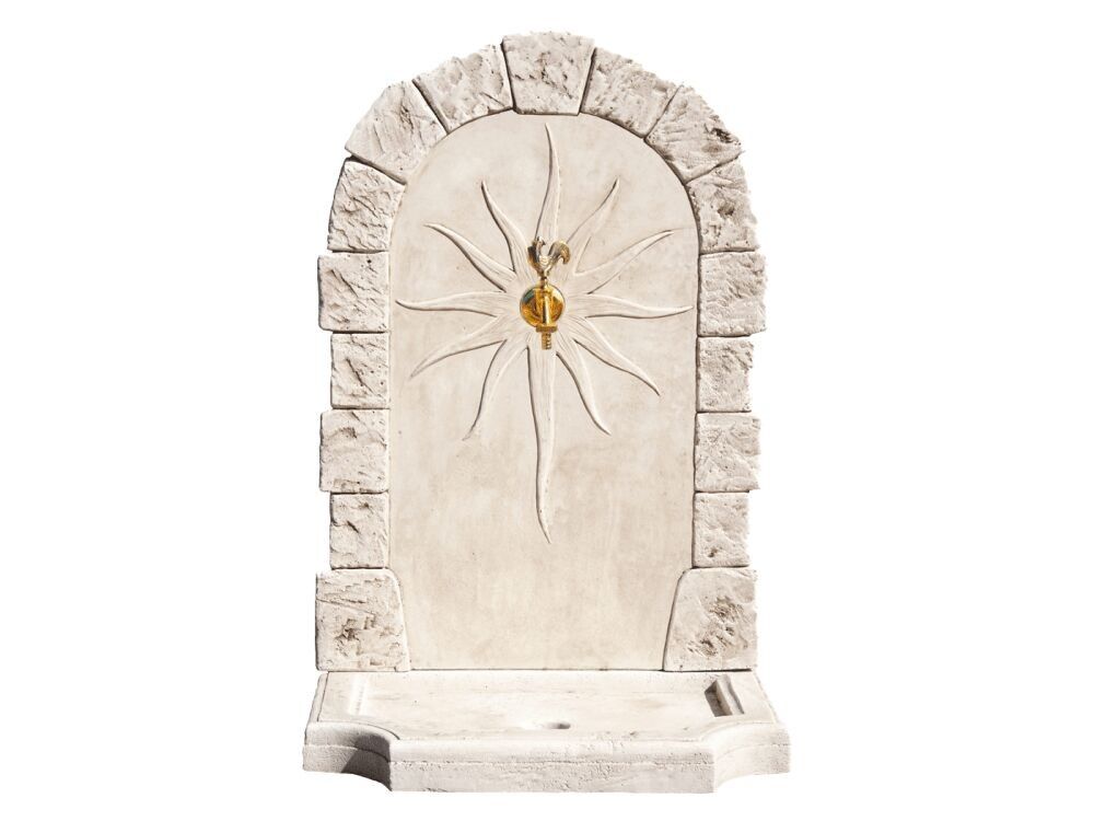 Buy wholesale Calypso Stone Wall Fountain with Brass Faucet - Classic ...